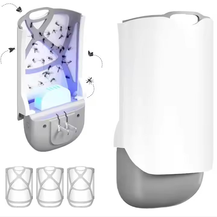 🦟 Electric UV Wall-Mounted Fly Trap – Silent & Odorless Insect Killer ...