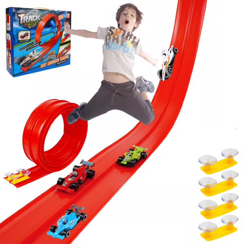🎄🎁 2025 Christmas Surprise Gift: DIY Flexible Racing Track Toy 🚗 ...